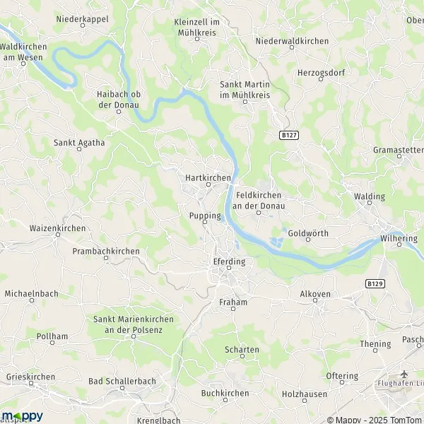 Carte Eferding : plan de Eferding et infos pratiques - Mappy