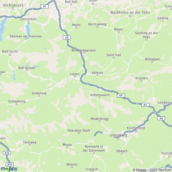 Carte Liezen : plan de Liezen et infos pratiques - Mappy