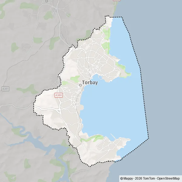 Carte Torbay : plan de Torbay et infos pratiques - Mappy