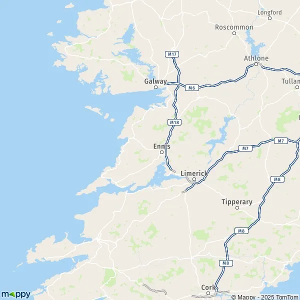 Carte Clare : plan de Clare et infos pratiques - Mappy