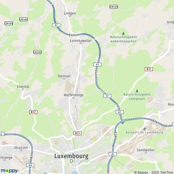 Plan Steinsel : carte de Steinsel (L-4535) et infos pratiques