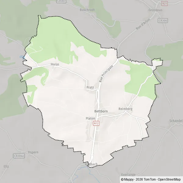 Plan Préizerdaul : carte de Préizerdaul (L-4660) et infos pratiques