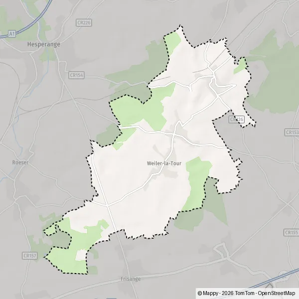 Plan Weiler-la-Tour : carte de Weiler-la-Tour (L-4871) et infos pratiques