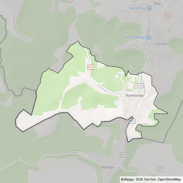 Plan Rumelange : carte de Rumelange (L) et infos pratiques