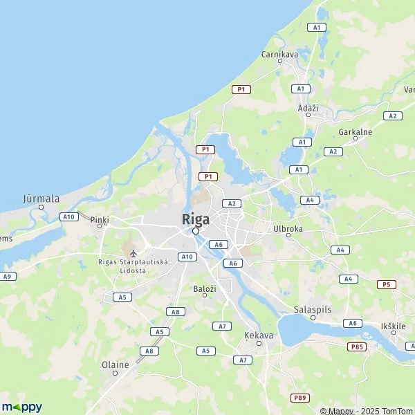 Plan Riga : carte de Riga (LV-1001) et infos pratiques