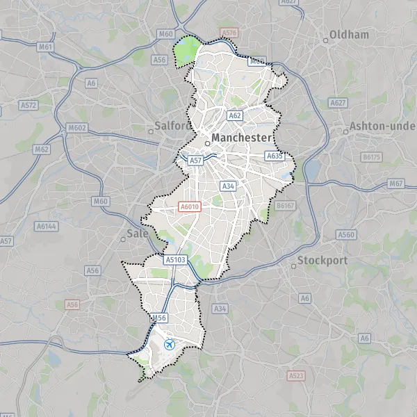 Plan Manchester : carte de Manchester (M40 5AL) et infos pratiques