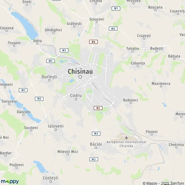 Plan Chisinau : carte de Chisinau (MD-2000) et infos pratiques