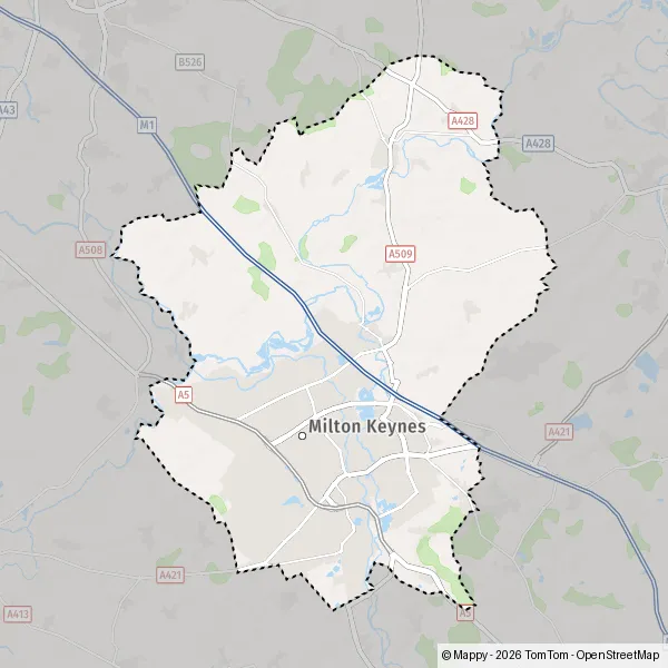 Plan Milton Keynes : carte de Milton Keynes (MK1 1) et infos pratiques