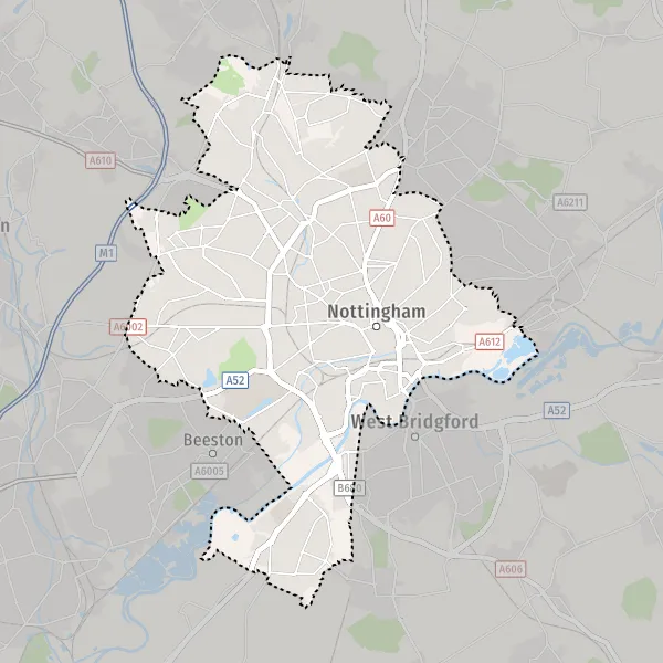 Plan Nottingham : carte de Nottingham (NG1 1) et infos pratiques