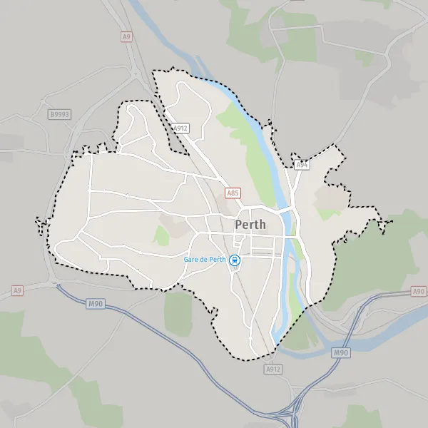 Plan Perth : carte de Perth (PH2 8) et infos pratiques