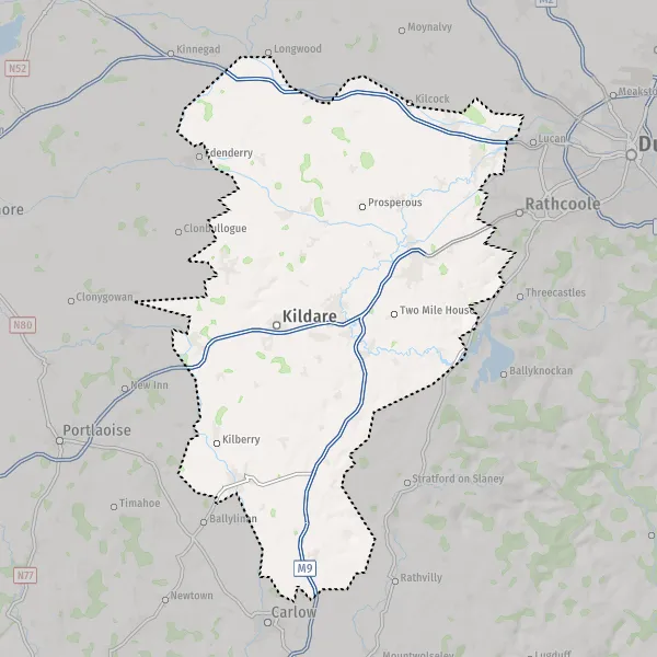 Plan Kildare : carte de Kildare (R14) et infos pratiques