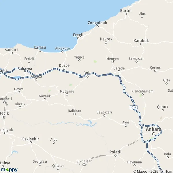 Carte Bolu : plan de Bolu et infos pratiques - Mappy