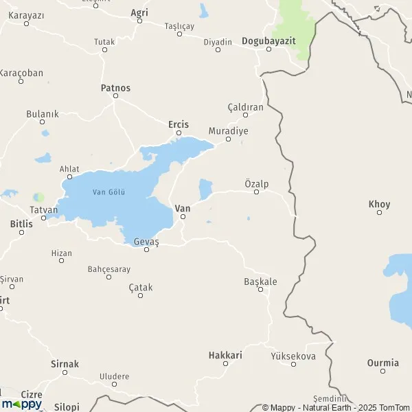 Carte Van : plan de Van et infos pratiques - Mappy