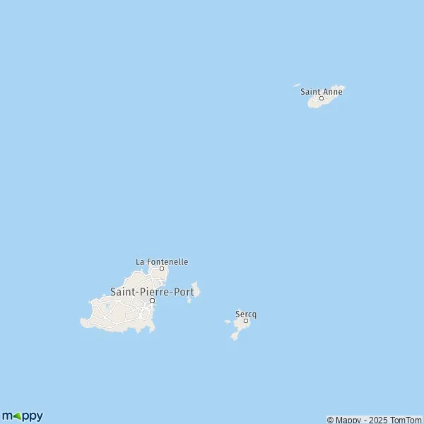 Carte Guernesey : plan de Guernesey et infos pratiques - Mappy