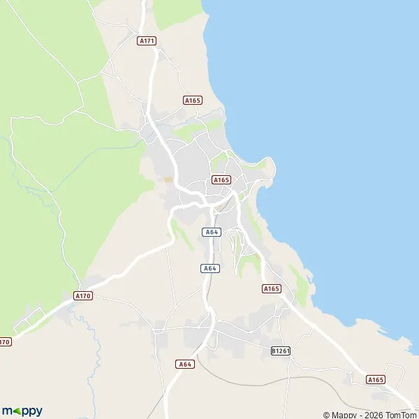 Plan Scarborough : carte de Scarborough (YO11 1) et infos pratiques